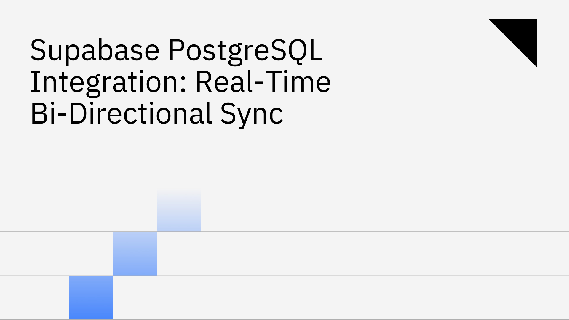 Supabase PostgreSQL Integration: Real-Time Bi-Directional Sync